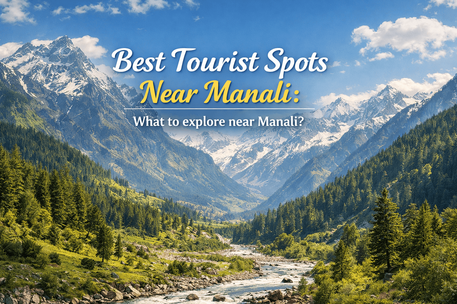 5 Best Tourist Spots Near Manali: What To Explore Near Manali? - Manali ...