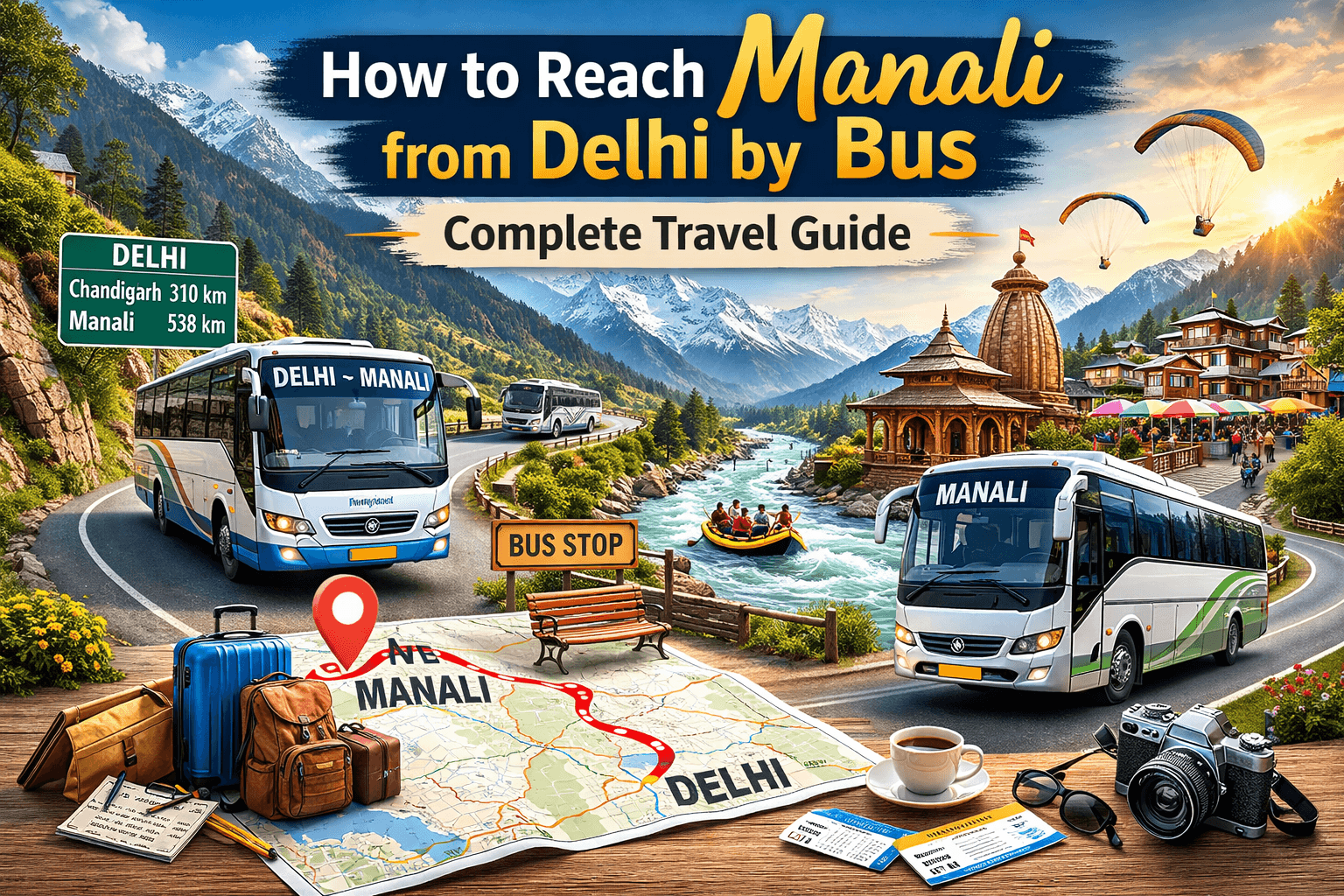How To Reach Manali From Hyderabad –5 Best Travel Options