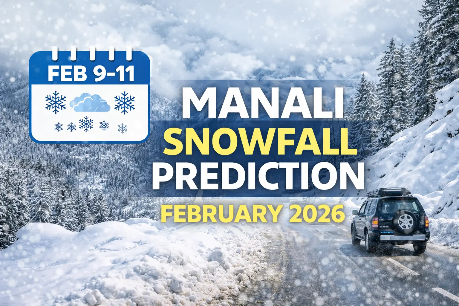 Manali Snowfall Prediction February 2026: When Will It Snow & What To ...
