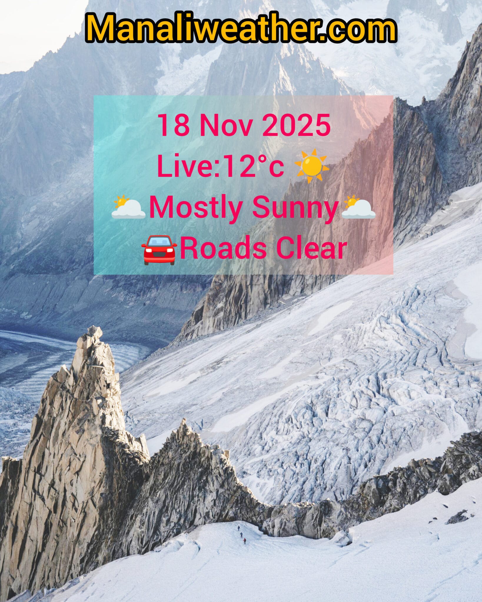 Manali Weather Today (18 Nov 2025) LIVE