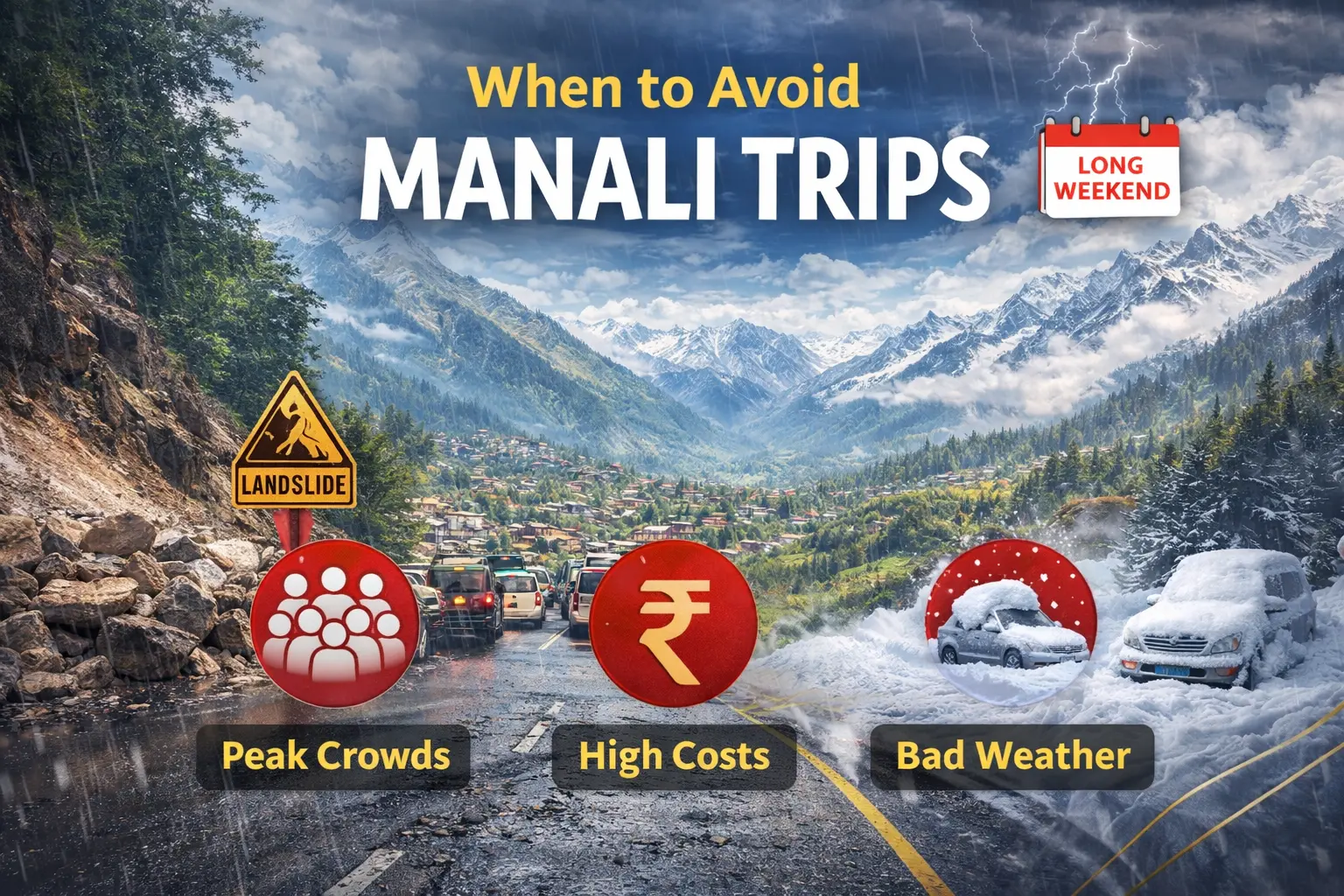 When To Avoid Manali Trips In 2026? Monsoon Safety & Travel Advisory